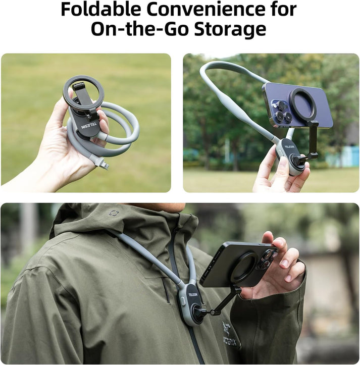 Magnetic Neck Mount Cell Phone Holder