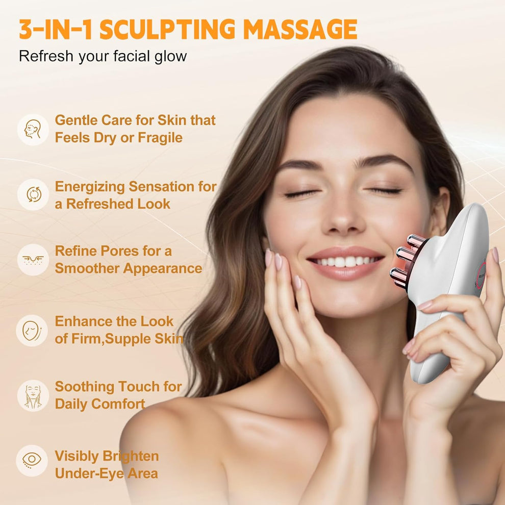 Face & Body Sculpting Massager Rechargeable Massage Device