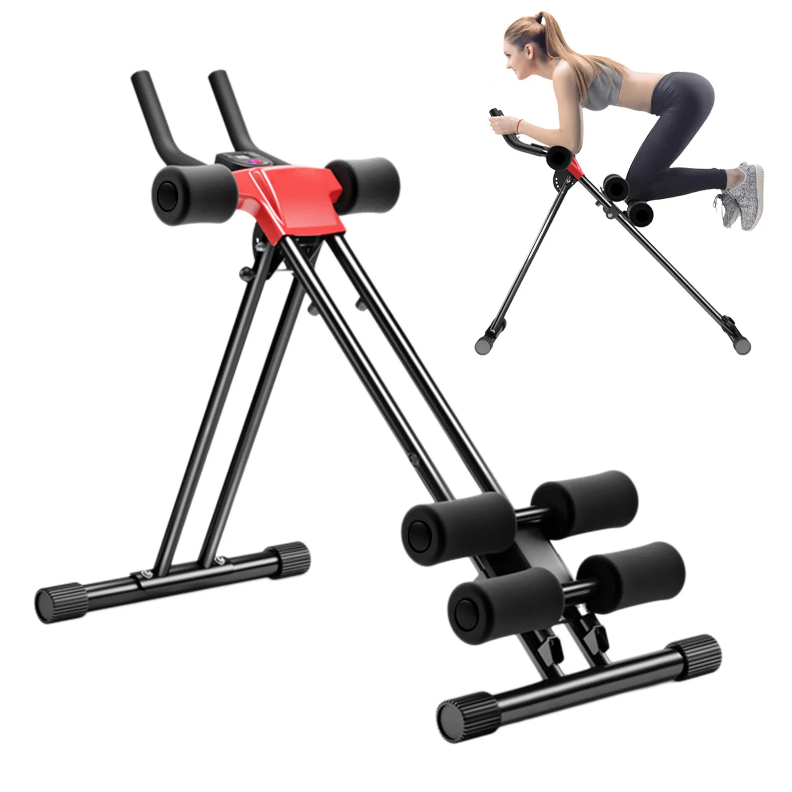 Adjustable Ab Roller Machine – Abdominal & Full Body Home Gym Trainer