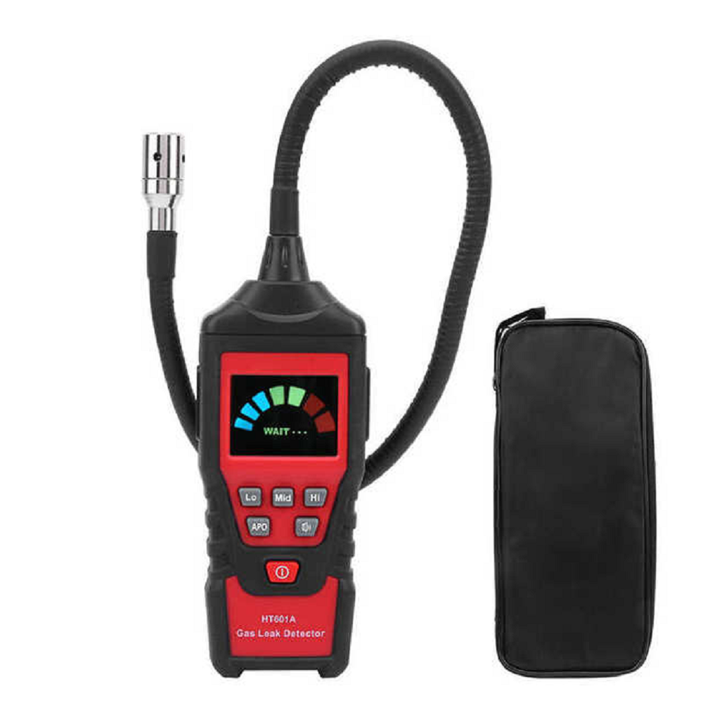 Portable gas leak detector gas monitor tester