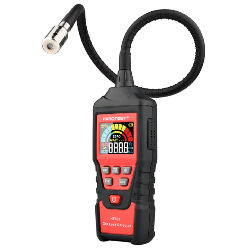 Portable gas leak detector gas monitor tester