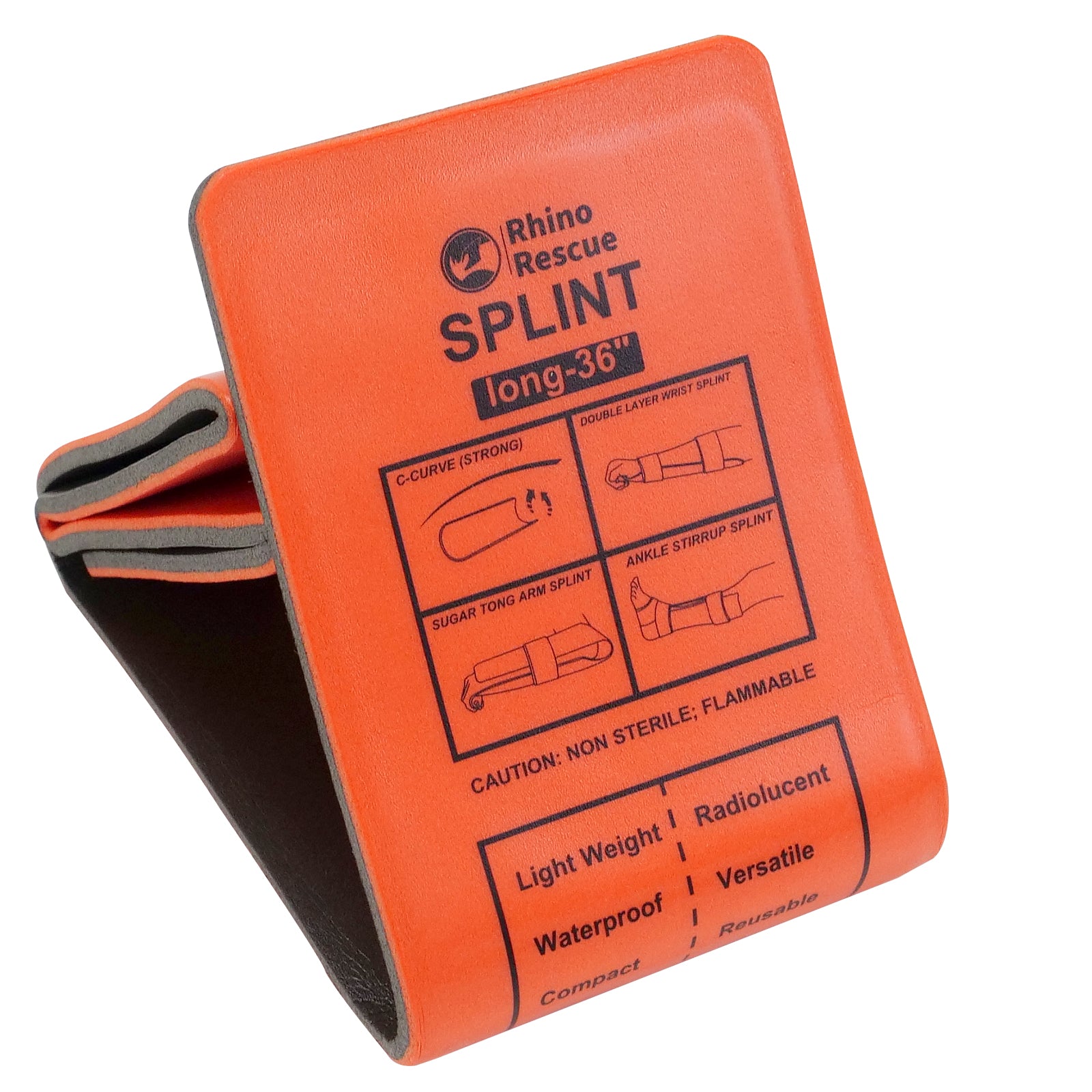 First aid splint universal elbow knee medical splint blxcknorway™