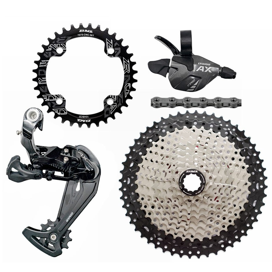11 Speed Trigger Shifter & Rear Derailleur Cassette 52T Chainrings