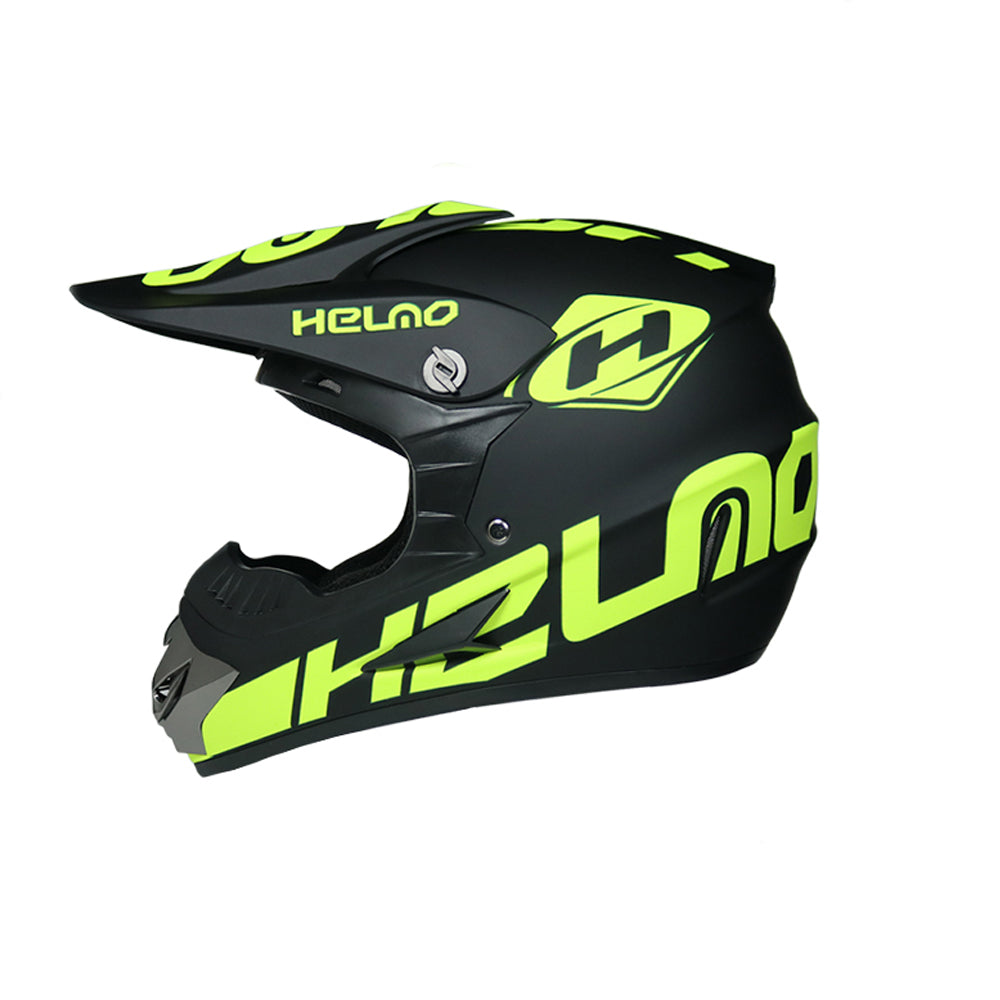 Motor bike cross racing motorcycle helmet set blxck norway™